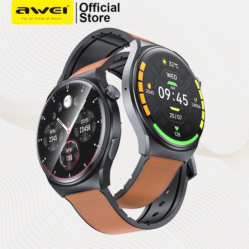 Awei H27 Smart Watch Fitness Tracker, 1.43" AMOLED Large Display, 100 ...