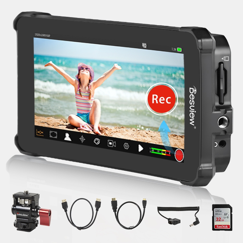 Desview V5 Camera Monitor Recording Monitor 5.5 inch Aluminum Alloy ...