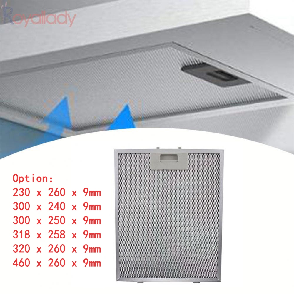 Cooker Hood Filters Metal Mesh Extractor Vent Filter 318 x 258 x 9mm ...