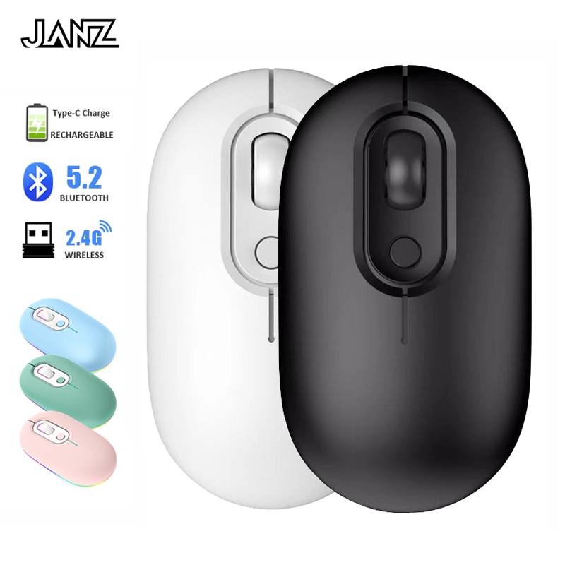 Wireless Mouse Bluetooth Mouse Optical Rechargeable Wireless Bluetooth ...