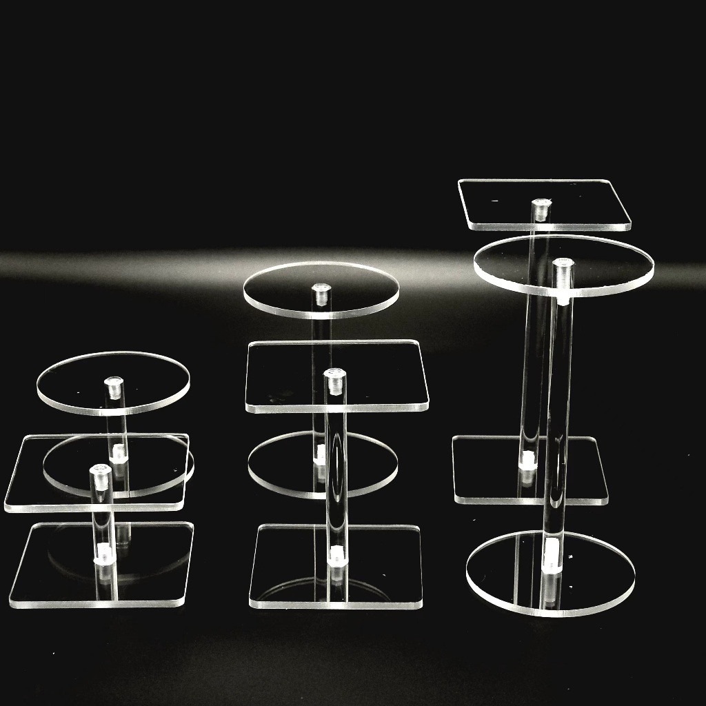 Circular square acrylic display bracket | Shopee Singapore