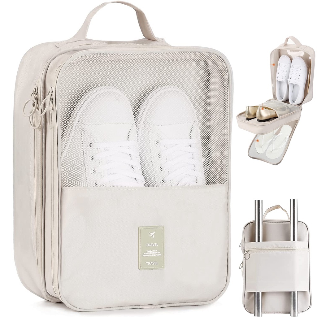 Shoe Bag Holds 3 Pair of Shoes for Travel and Daily Use Shoes Storage ...