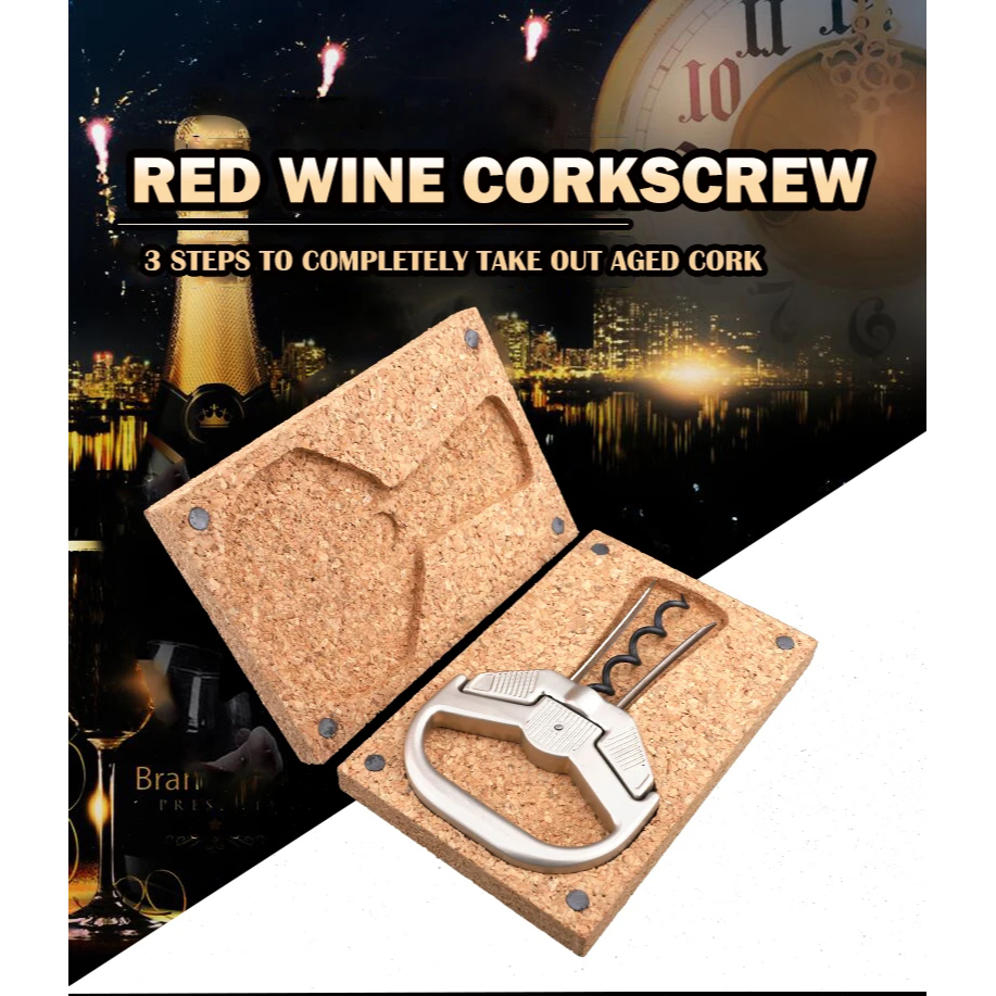 Particular Remove Older And Fragile Wine Corks Two-Prong Cork Puller ...