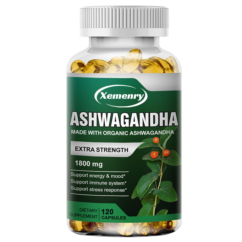 Organic Ashwagandha - Extra Strong, Vegetarian Ashwagandha Root Powder Extract - Stress ...