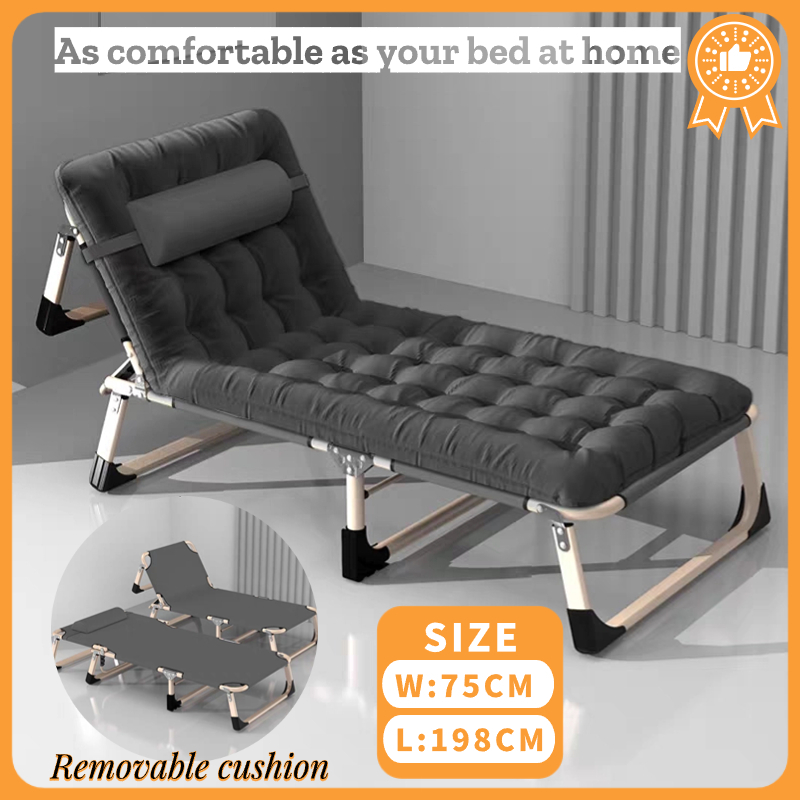 Ready Stock Buy 1 Get 10 Free Foldable Bed Ultra-wide 75Cm Single Bed ...