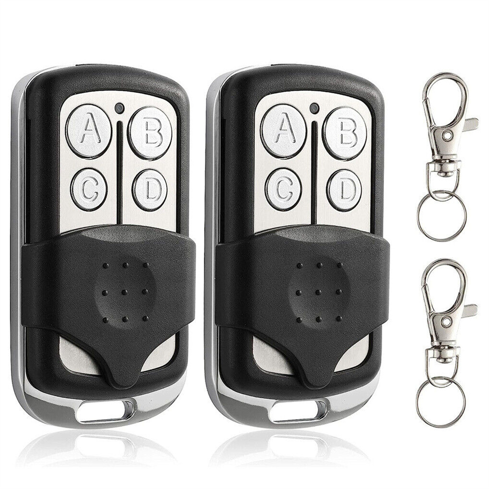 Universal Remote Control Key Fob with 4 Buttons for Car Garage Door ...