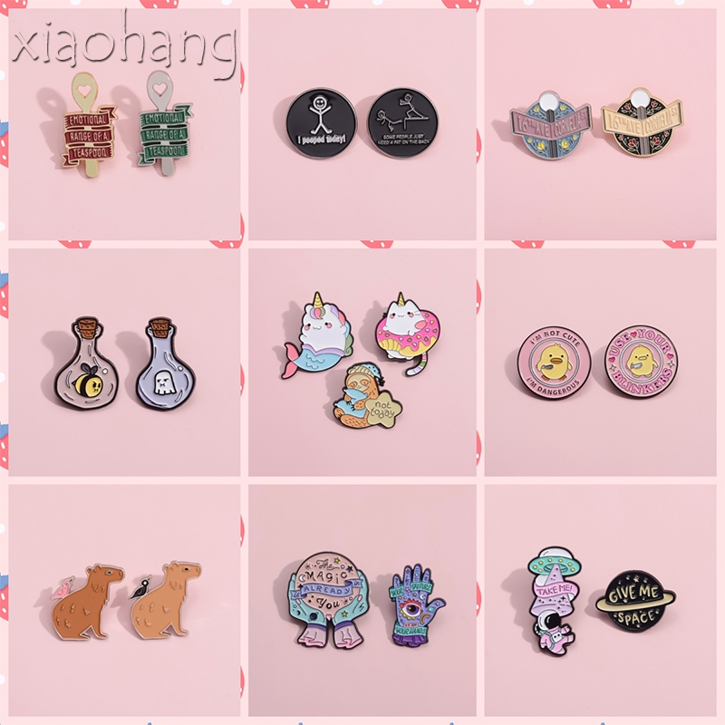 2-3Pcs/Set Anime Street Fighter Enamel Pins Planet Universe Brooches ...