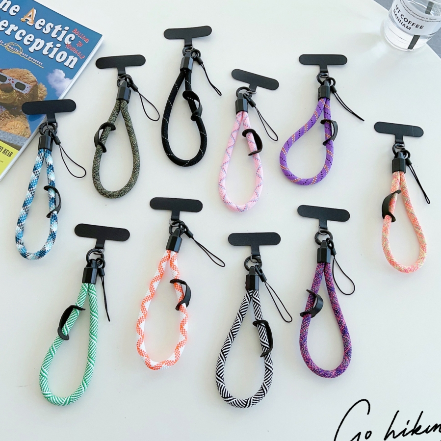 Mobile Phone Lanyard Personality Nylon Wrist Strap Short Style Mobile ...