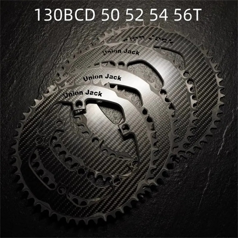 Union Jack Bike 130 BCD Chainring Chainwheel Carbon Chain Wheel 50T 52T ...
