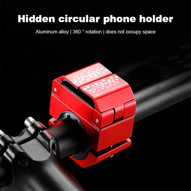 Bicycle Phone Holder Ring Shape Aluminum Alloy Mobile Phone Rack ...