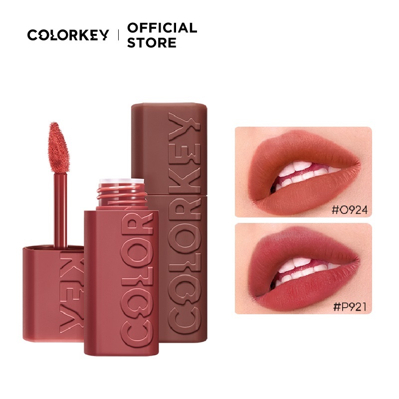 Colorkey cocoa matte lip mud matte lip glaze lipstick | Shopee Singapore