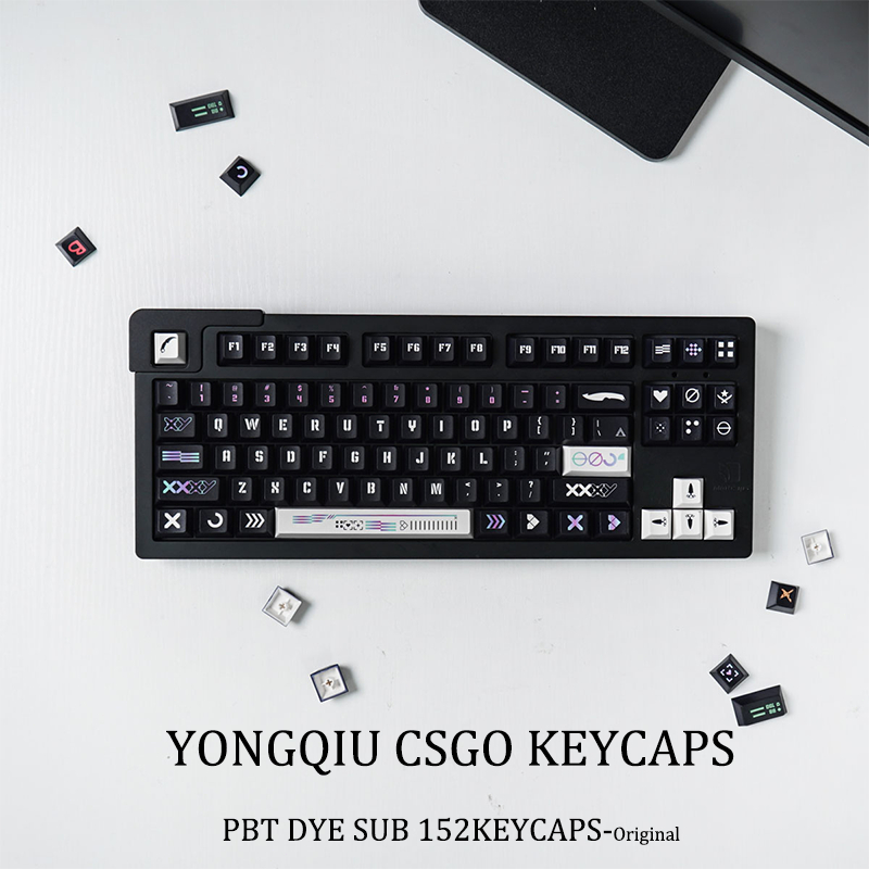 YongQiu Original CSGO Print Collection Full Set Caps 152 Key PBT ...