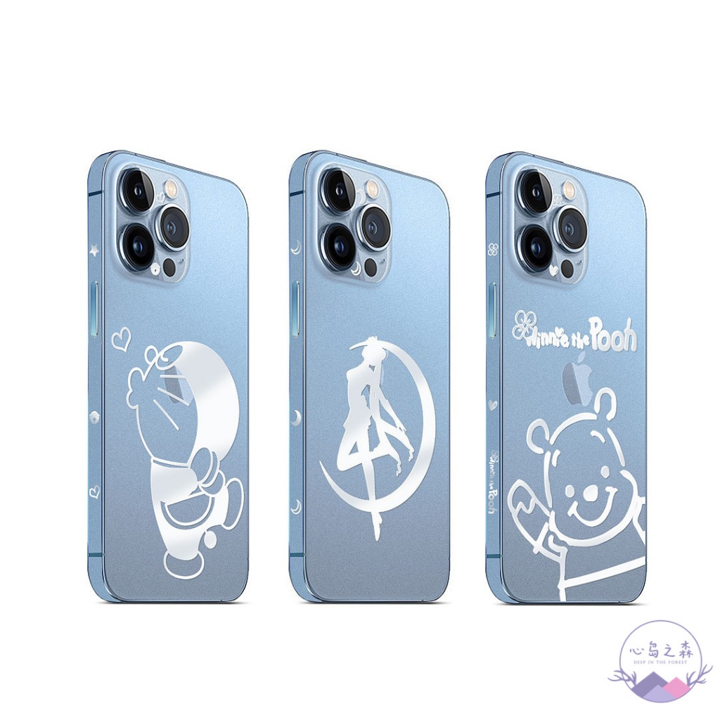 iPhone 15 Pro Max Cartoon Anime Sailor Moon Transparent Matte Back Side ...
