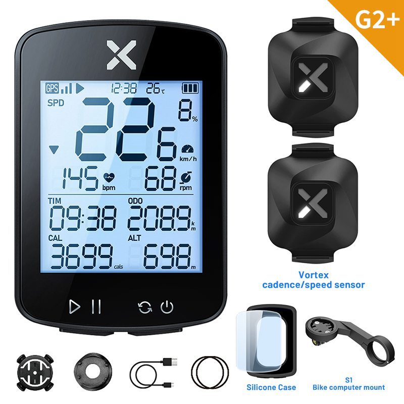 XOSS G2 G2+ Plus GPS Bike Computer Wireless Cycling Speedometer Road ...