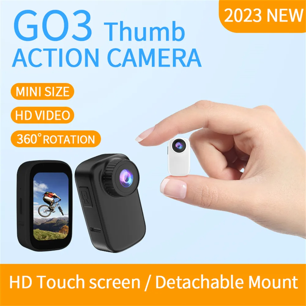 New 4K Wifi Thumb Camera Action Camera Recorder Anti-Shake Touch Screen ...