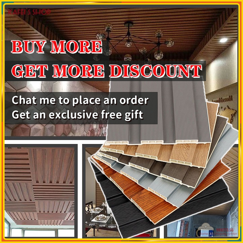 Ceiling fluted panel wall panel Ecological sheet siding wood grille ...