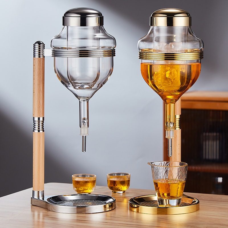 Decanter Dispenser Warmer Decanter with Cups Cold Sake Chilled Server ...
