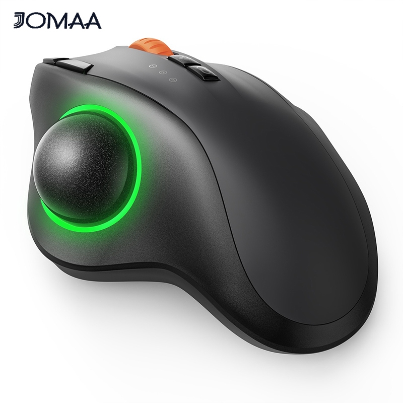 jomaa ProtoArc RGB Trackball Wireless Mouse for Computer Office Laptop ...