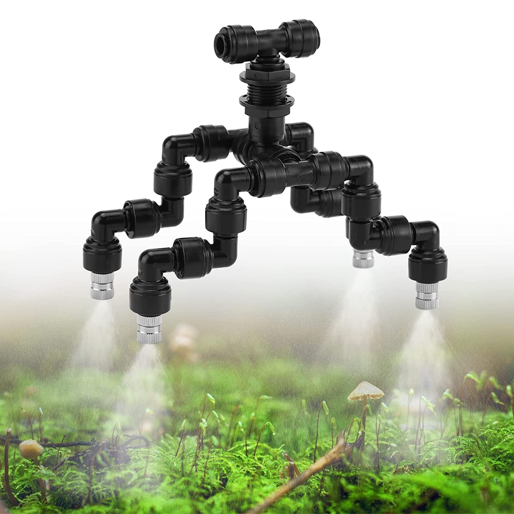360 Adjustable Reptiles Fogger Mist Sprinkler For Rainforest Tank ...