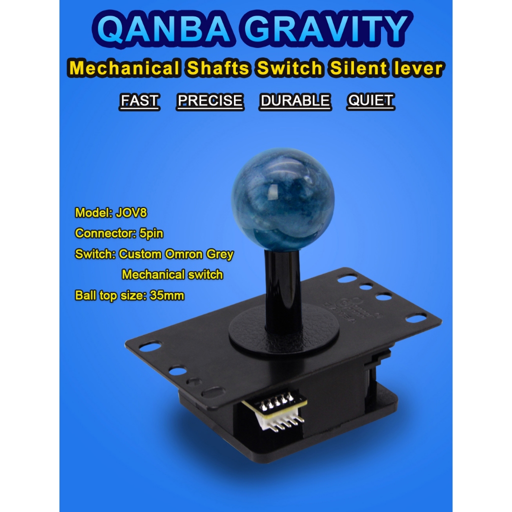 Qanba Gravity mechanical Arcade Joystick shafts silent lever JCV8 ...