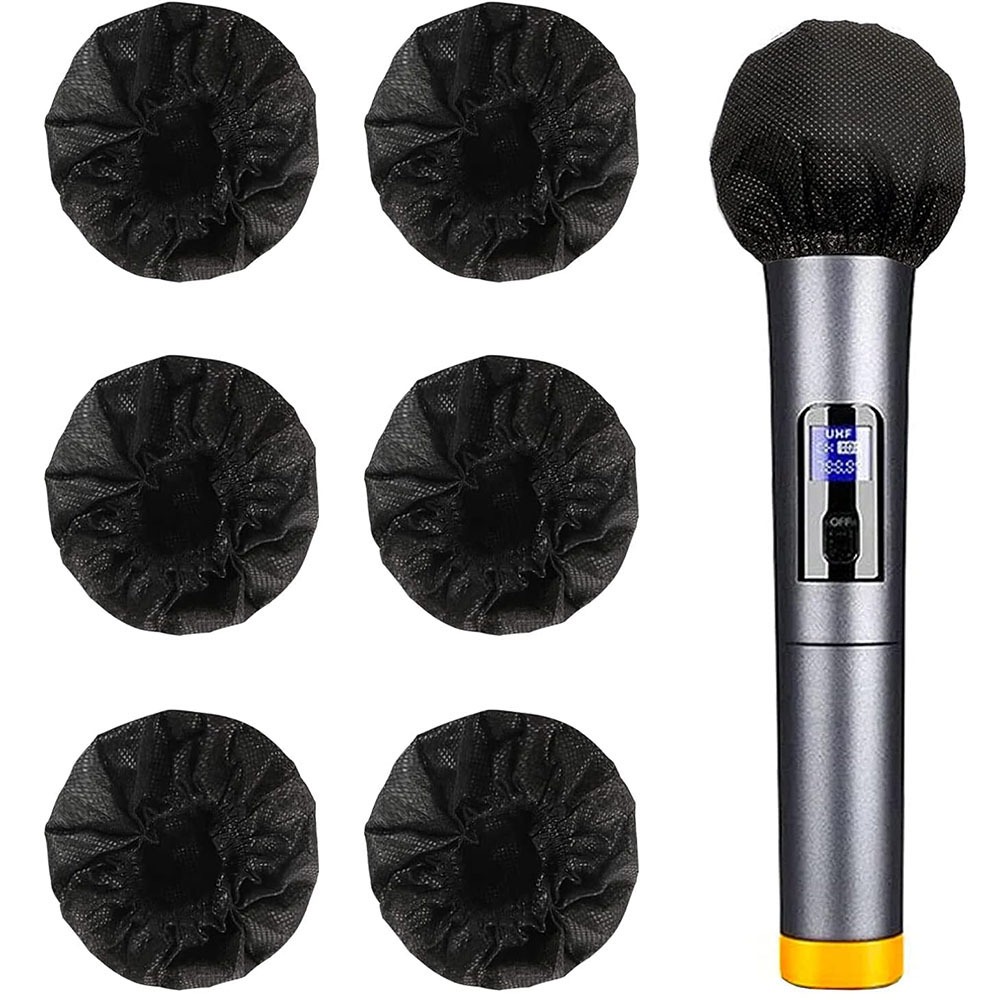 Disposable Microphone Cover Non Woven Handheld Microphone Windscreen ...