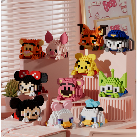 Cute cartoon prone series building block toy gift 7101 box | Shopee ...