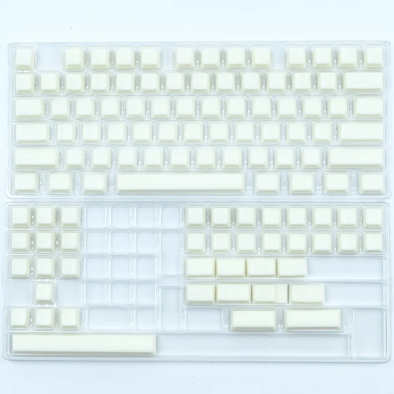 GMK White Marble keycap 113Keys Ice Translucent ABS Double shot cherry ...