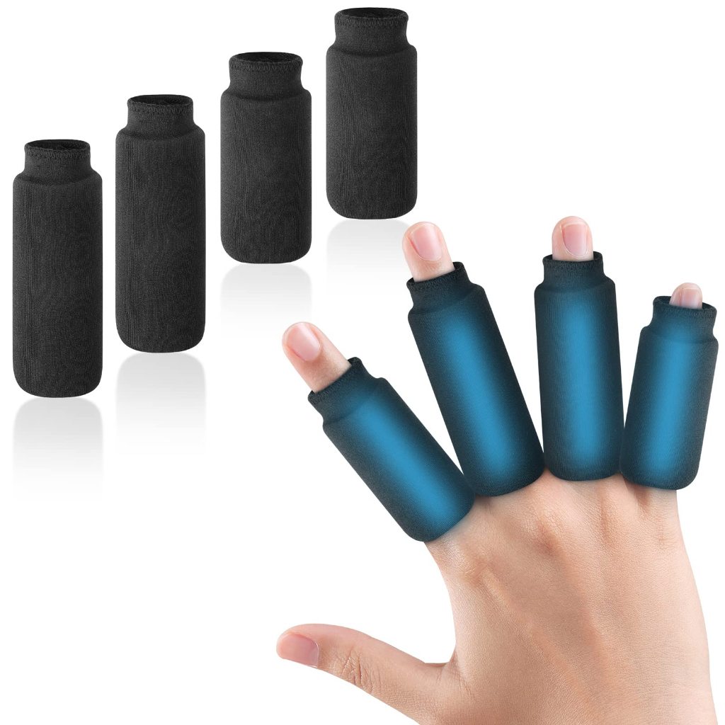 Finger Ice Sleeves 4 Ice Packs for Fingers, Gel-Filled, Thumbs & Toes ...