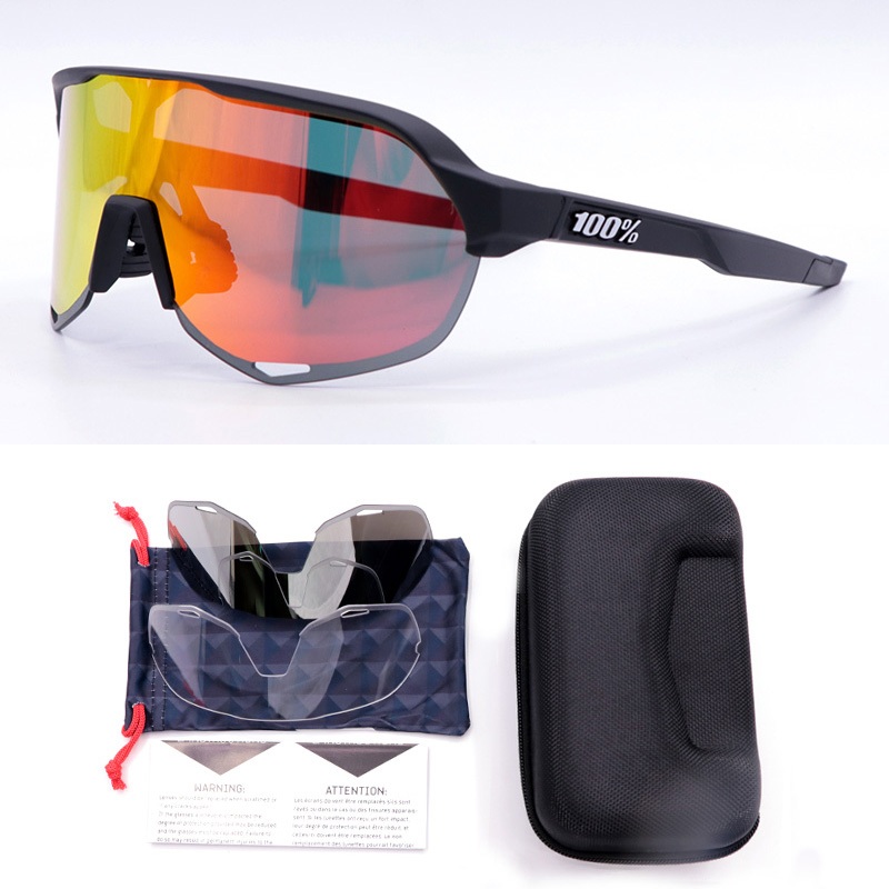 100% S2 Cycling Glasses UV400 Polarized Men Women Sports Sunglasses MTB ...
