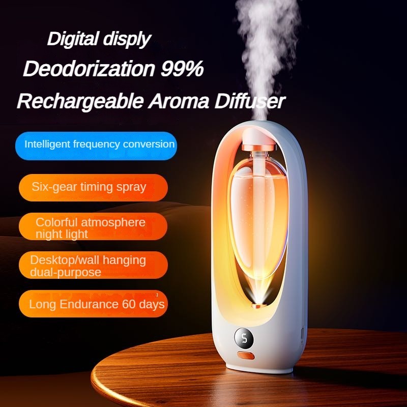 Room Fragrance Rechargeable Aroma Diffuser Air Freshener Spray Essential Oil Diffuser Long ...