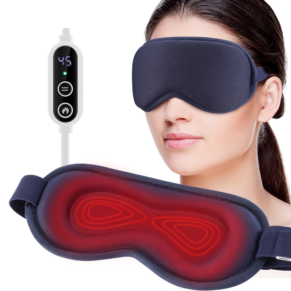 3D Electric Eye Messager Steam Eye Mask Temperature Control Heat ...