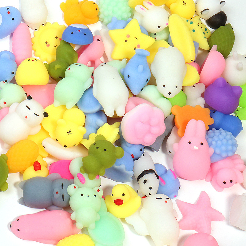 Cute Squishy Toy Mochi Animal Squishies Squeeze Fidget Toys Stress ...