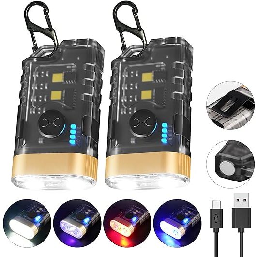 Mini Led Flashlight with 365nm UV Black Light, Small Powerful ...