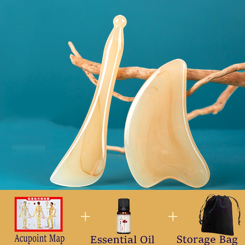 High Quality Gua Sha Tools Facial Scrapping Plate Acupoint Pressing ...