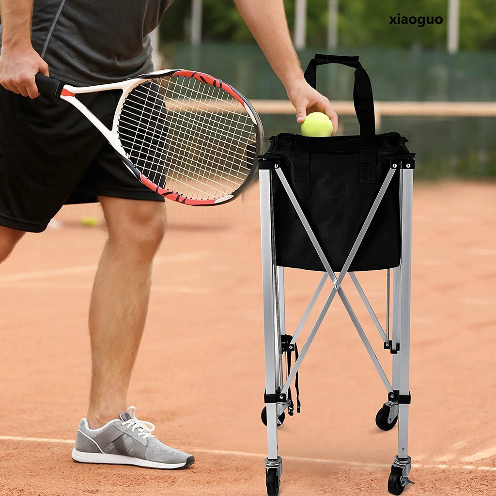 Ball Hopper Tennis Ball Cart Lightweight Sports Teaching Cart Carry ...