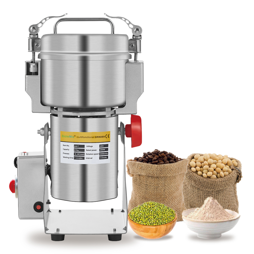 800G/700g Grain Spices Cereals Dry Grinder Mill Grinding Machine ...