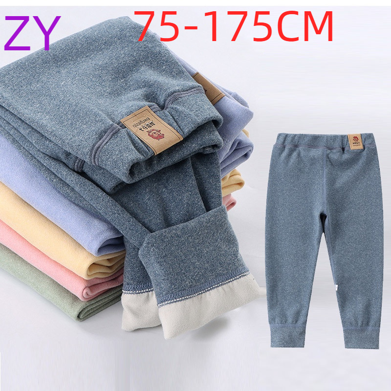 [ZY] 75-175cm Children's German Velvet Thermal Pants Thickened Fast ...