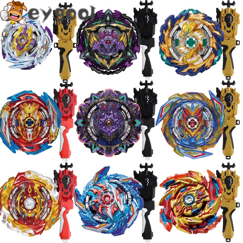 Beyblade Burst GT Metal Bayblade Kreisel Top with Launcher Handle Set ...