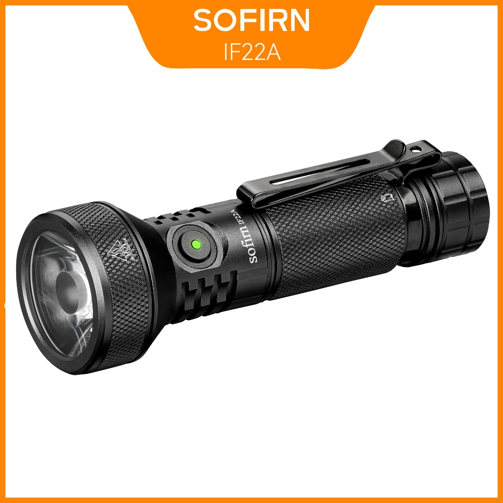 Sofirn IF22A 3A Rechargeable 2100 lumen Powerful Flashlight Luminus ...