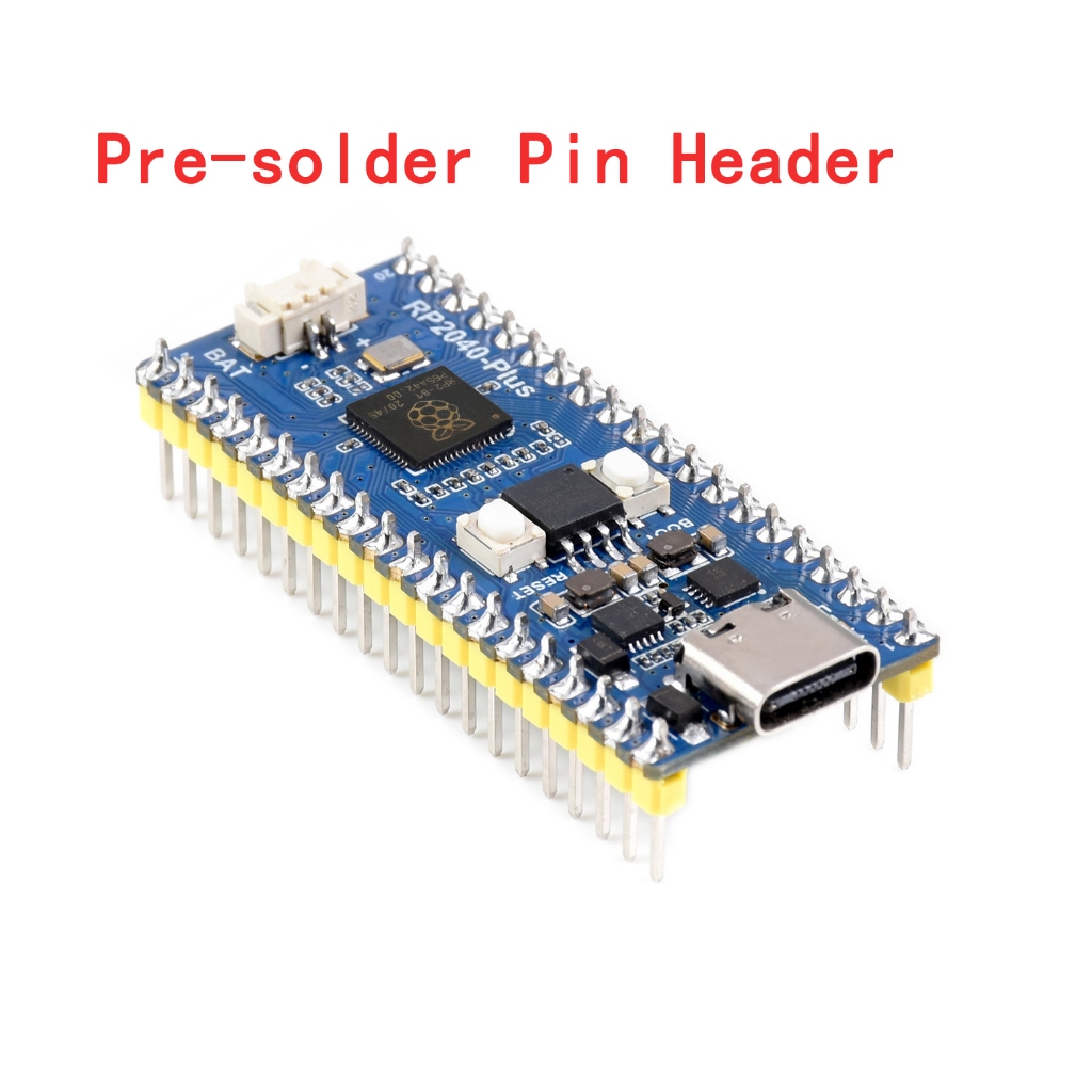 Type-C USB-C RP2040 Microcontroller With Pre Soldered Header Pins for RPI Raspberry Pi PICO H ...