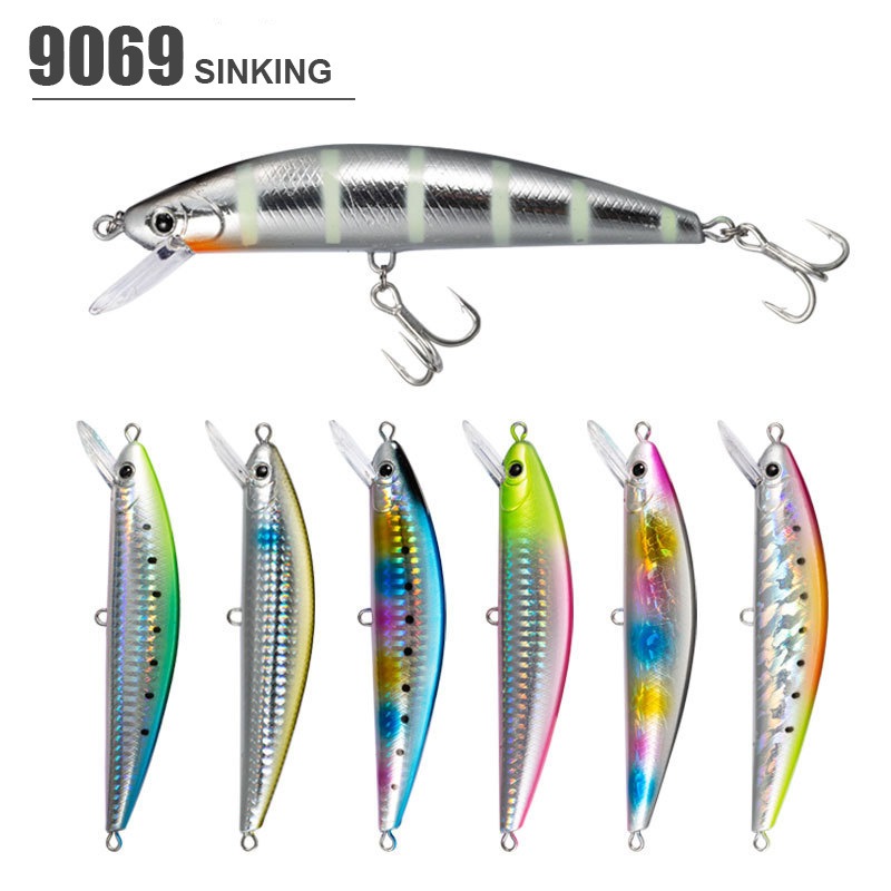 Minolua bait sinking water long throw full water layer 120mm/40g Bait ...