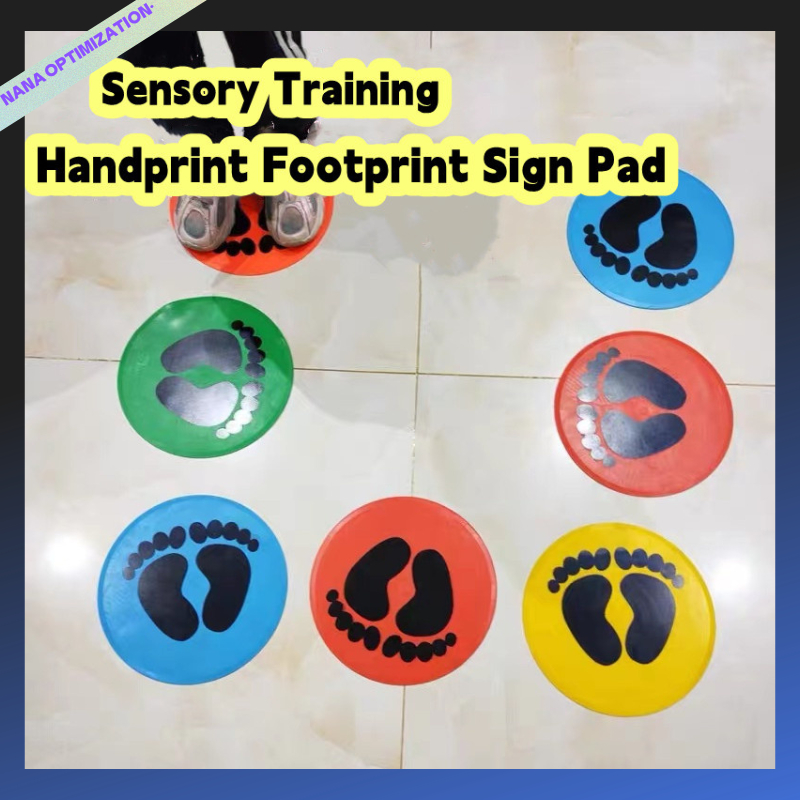 Children's physical training teaching aids, handprints, footprints, logo pads, bounce game props ...