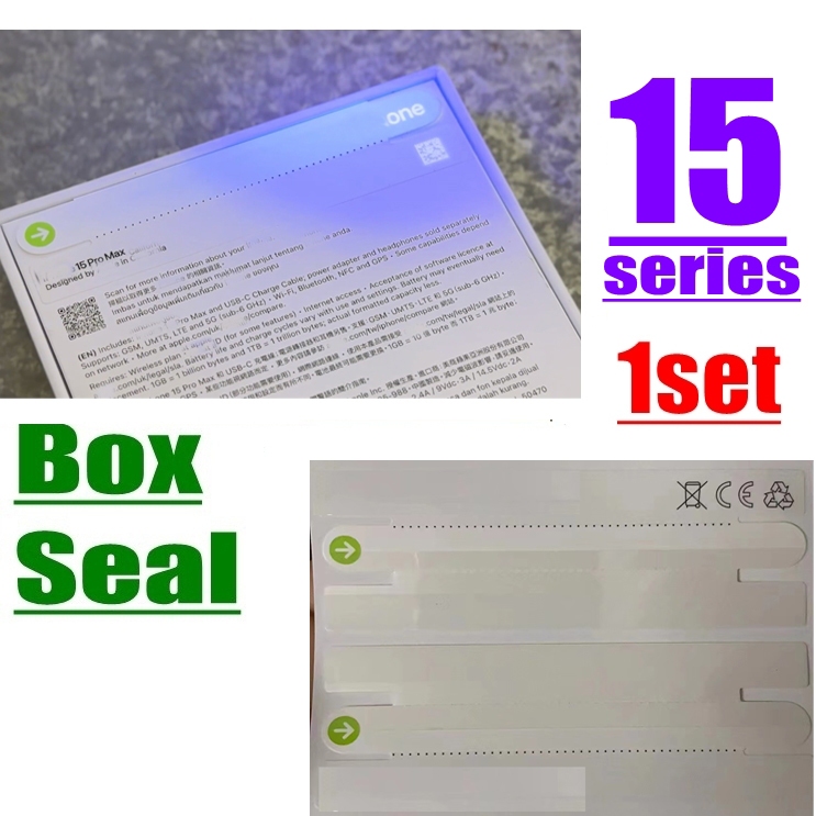 1set 15 series Anti-counterfeiting fluorescence label Box seal For 15 ...