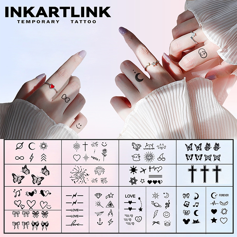 New finger temporary tattoo stickers, waterproof long-lasting magic ...