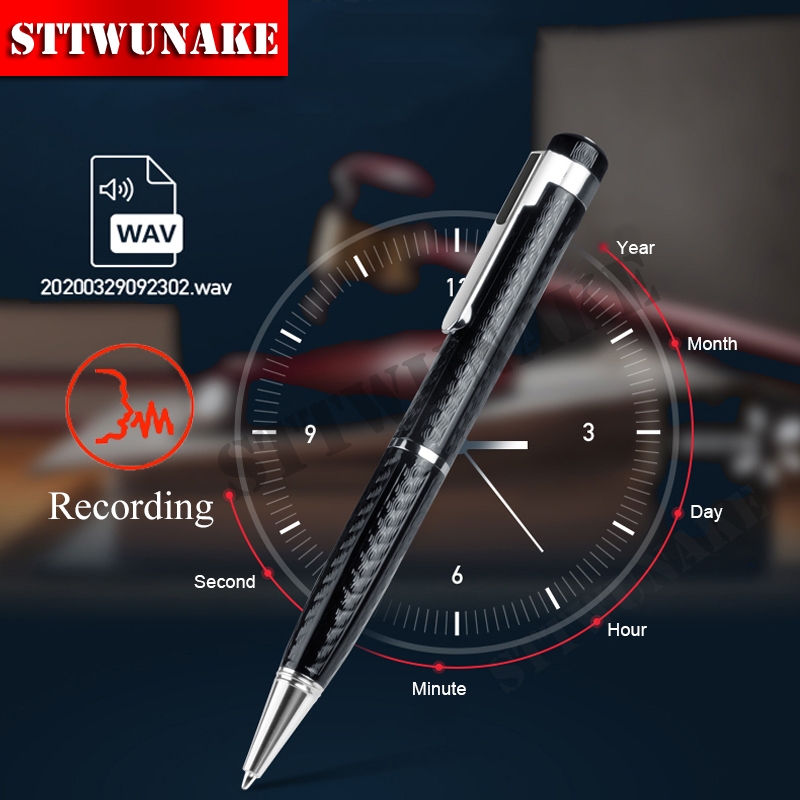 STTWUNAKE Mini Voice Activated Recorder Pen Spy Digital Audio Recording ...