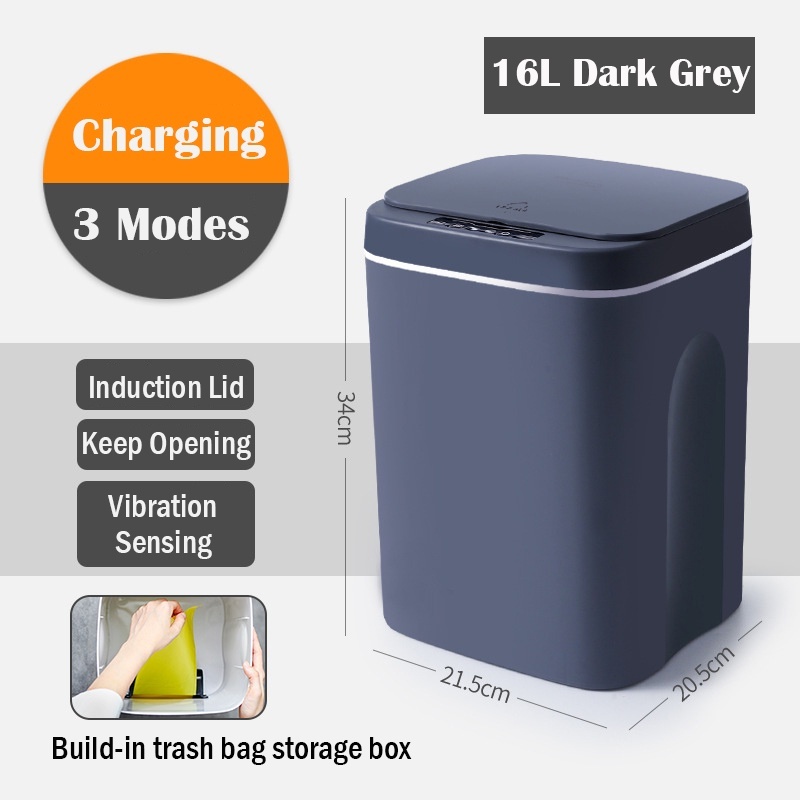 【SG READY STOCK】Smart Sensor Dust Bin Smart Waste Infrared Motion ...