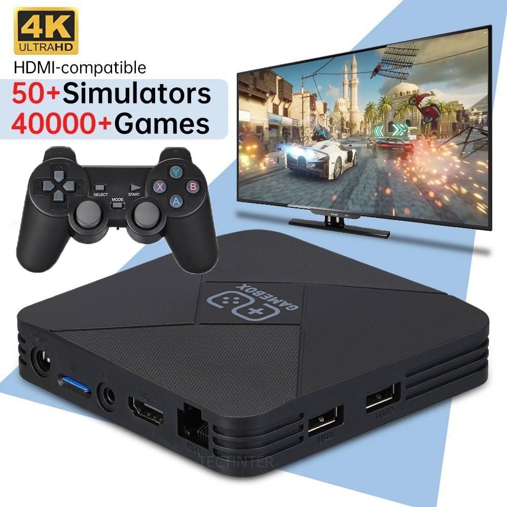 G5 Dual-System 4K HD Video Game TV Retro Game Console Wireless Game ...