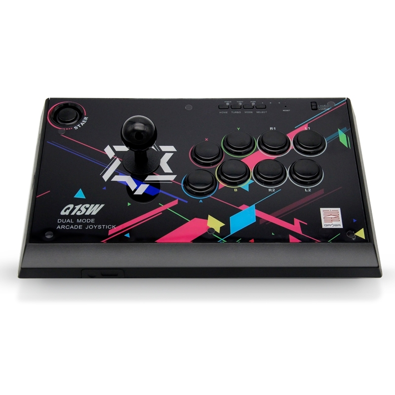 QANBA Q1SW BLACK 2.4G Wireless PC/Android/X-Input/D-Input/Mac Arcade ...