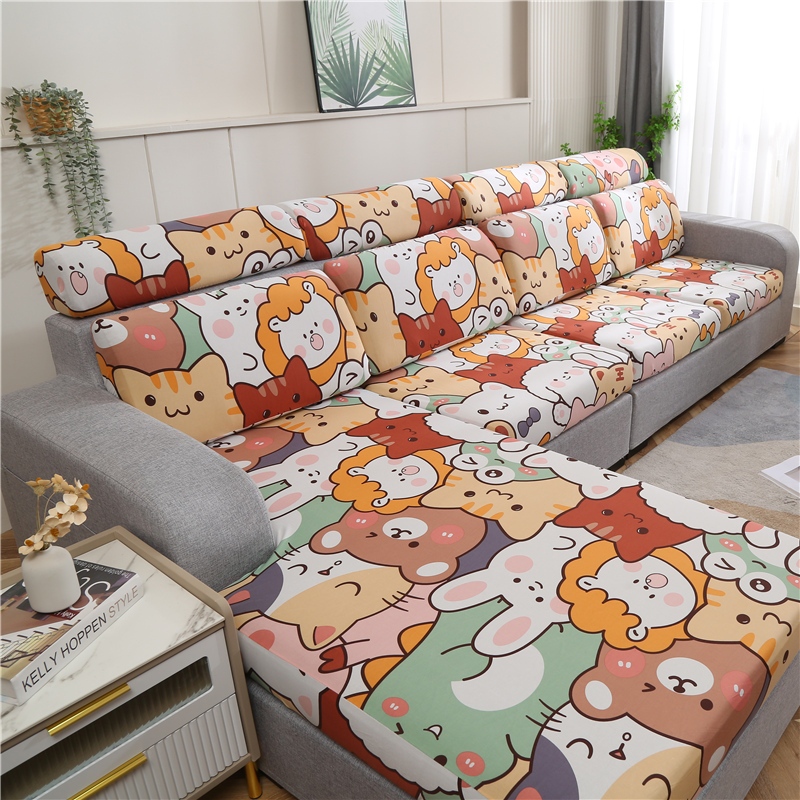 Allswonderland Cute Cartoon Universal Cover Couch Cover Sofa Covers 3 ...