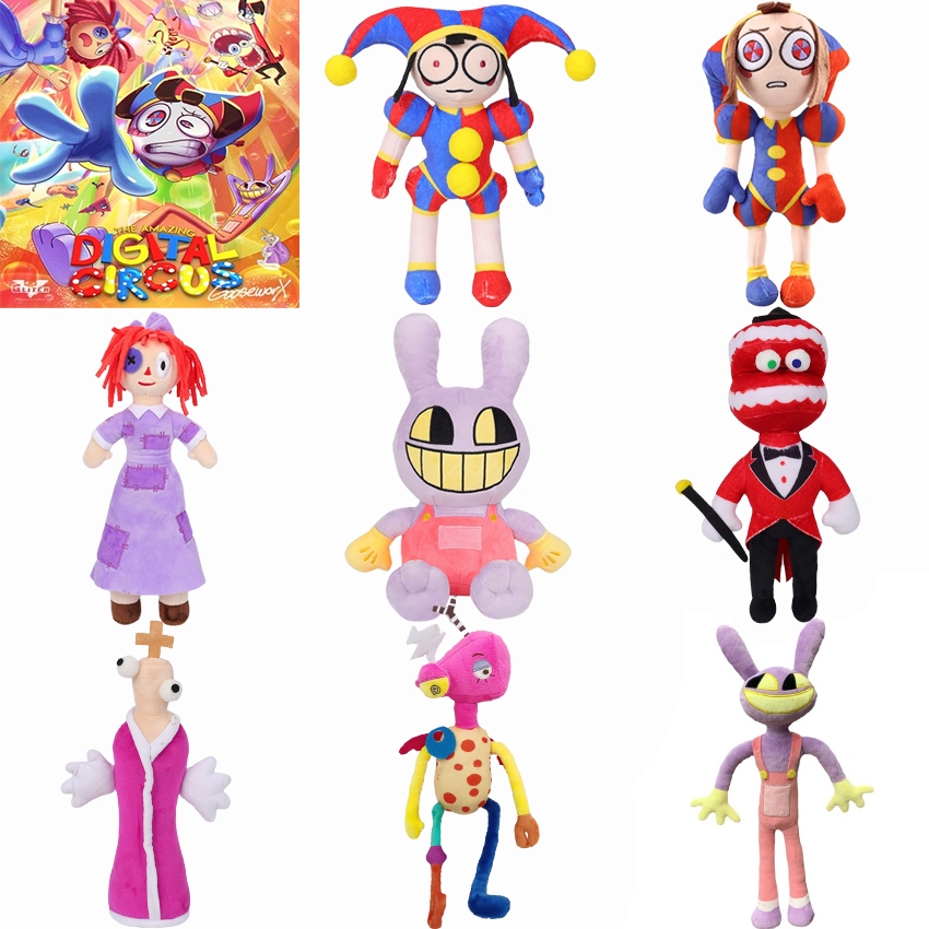 25-42cm The Amazing Digital Circus Anime Plush Ragatha Jax Pomni ...